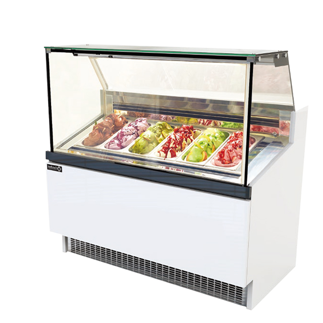 Prosky Ice Cream Italian Display Freezer For Gelato Ice Cream Cake And ...