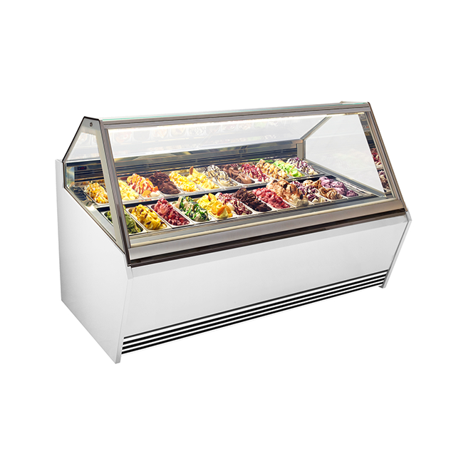 Prosky Counter Showcase Refrigerator Gelato Display Showcase from China ...